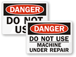 Danger Safety Signs, OSHA Danger Signs - MySafetySign.com