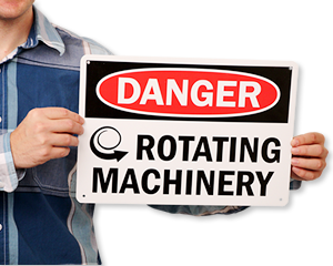 Machine Hazard Signs - Free Shipping from MySafetySign