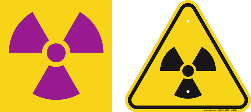 Radiation Trefoil Signs Used On Radiation Signs And Radioactive Labels Radiation Trefoil Signs Used On Radiation Signs And Radioactive Labels