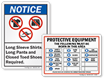 PPE Signs | PPE Safety Sign | Personal Protective Equipment Sign