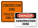 Construction Safety Signs | Safety Signs for Construction Area