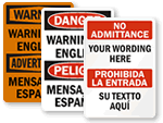 Spanish Safety Signs - MySafetySign.com