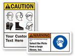 Safety Vest Signs | Safety Vests Required Signs