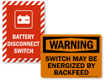 Electrical Warning Signs | Electrical Safety Signs | OSHA & ANSI