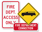 Fire Department Occupancy Signs
