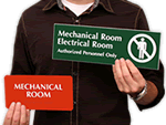 Compressor Room Signs - Engraved Pump Room Door Signs