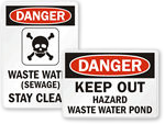 Environmental Hazards Signs – Spill, Waste & Contamination Warnings