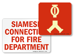 FDC Signs | Fire Department Connection Signs