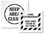 Keep Clear Signs - MySafetySign.com