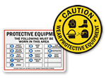 PPE Signs | PPE Safety Sign | Personal Protective Equipment Sign