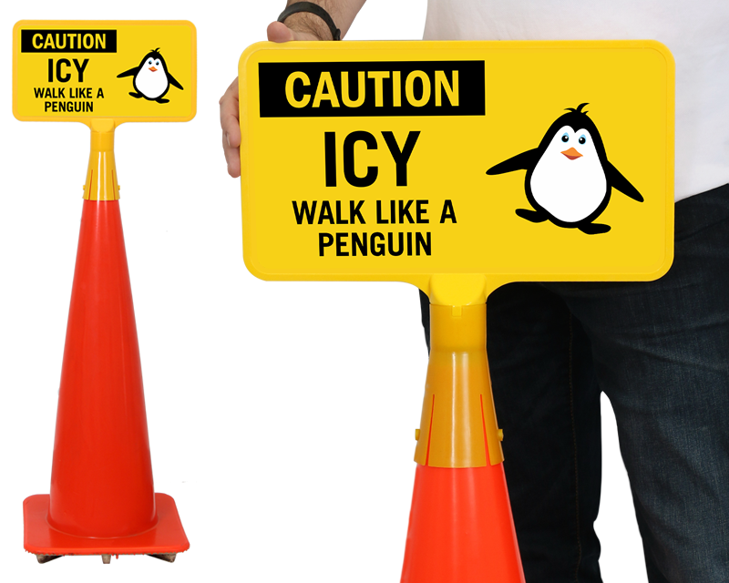 ConeBoss - Safety Signs for Traffic Cones