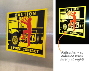 Contact Point Labels | 3 Point Contact Labels