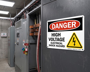 Electrical Safety Signs – High Voltage, Arc Flash & Lockout Warnings