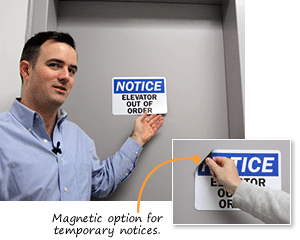 Elevator Out of Order Signs - MySafetySign.com