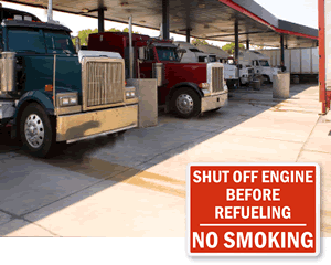 Fuel Tank Signs | Diesel Fuel Tank Capacity Signs