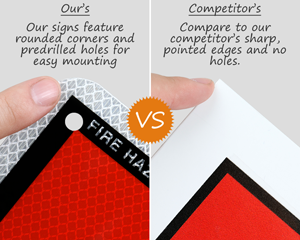 NFPA Signs | NFPA 704 Signs | NFPA 704 Diamond Signs | Placards