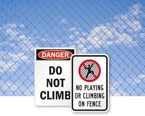 No Climbing Signs | Do Not Climb Signs - MySafetySign.com