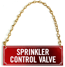 Sprinkler Valve Signs | Sprinkler Control Valve Signs