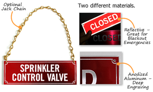 Fire Sprinkler Tags | Sprinkler Plates | Custom Sprinkler Tags