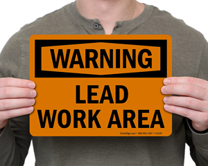 Lead Warning Signs | Lead Hazard signs | Lead work area signs
