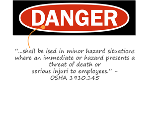OSHA Danger Signs | OSHA Compliant Danger Signs