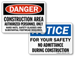 Construction Safety Signs | Safety Signs for Construction Area
