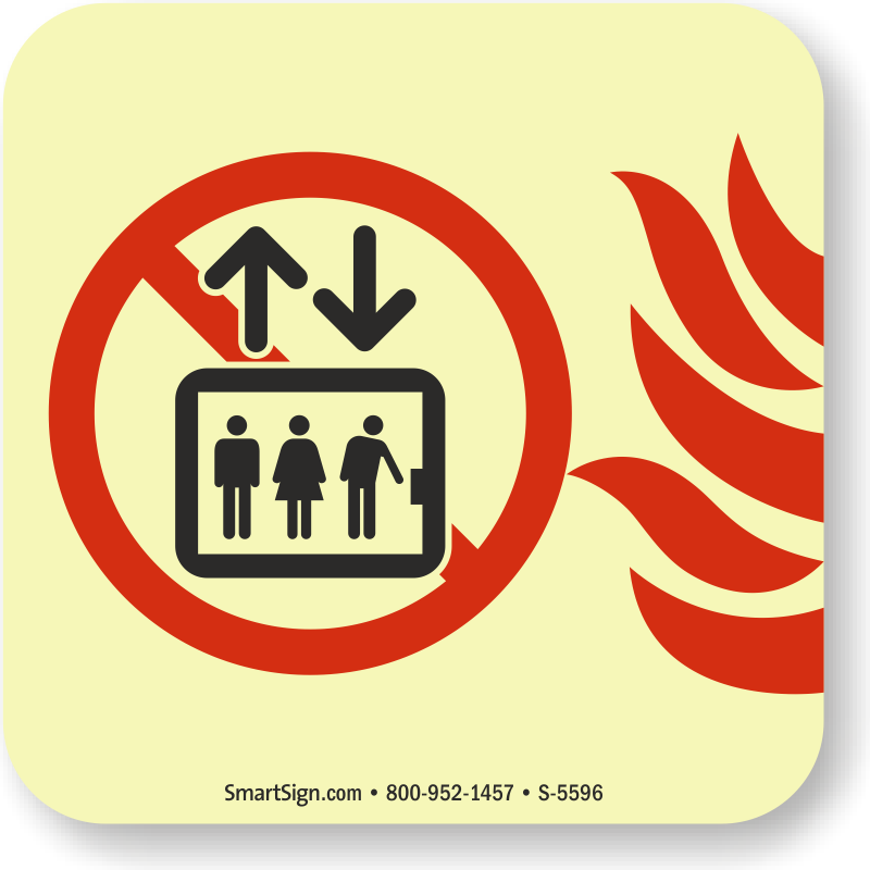 GlowSmart Do Not Use Elevator Sign SKU S 5596 MySafetySign GlowSmart Do Not Use Elevator Sign SKU S 5596 MySafetySign