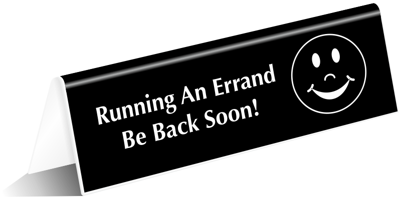 Tabletop Tent Signs | OfficePal™ Tent Signs