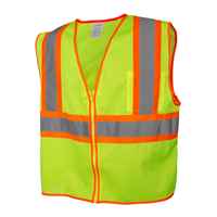 Type R, Class 2, Mesh Safety Vest with Two-Tone Tape Signs, SKU: P-0259