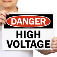 High Voltage Sign