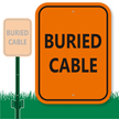 Buried Cable Signs, Buried Cable Warning Signs