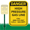 High Pressure Signs - MySafetySign.com