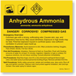 Ammonia Signs | Ammonia Warning Signs - MySafetySign.com