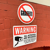 ISO No Graffiti Sign