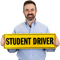 Magnetic Student Driver Sign for Car Door