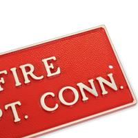 Fire Department Connection Standpipe Wall Plate Signs