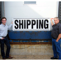 Shipping Dock Sign
