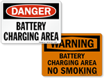 Battery Storage Signs | Battery Storage Area Signs