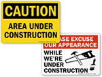 Custom Construction Signs | Custom Construction Site Signs