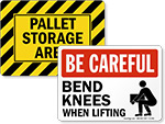 Battery Storage Signs | Battery Storage Area Signs