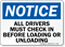 Truck Drivers Signs | Truck Driver Entrance Signs
