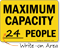 Maximum Occupancy Signs | Custom Maximum Occupancy Signs