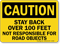 Stay Back Signs | No Tailgating Signs - MySafetySign.com